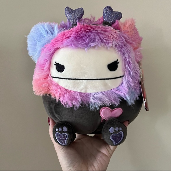 Squishmallows | Other | Nwt 8 Frumpy The Black Pink Bigfoot ...